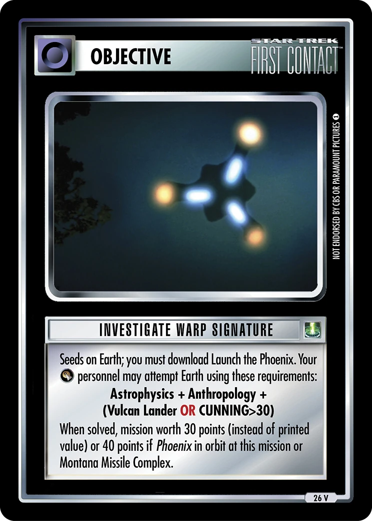 Investigate Warp Signature (NEM) | CardGuide Wiki | Fandom