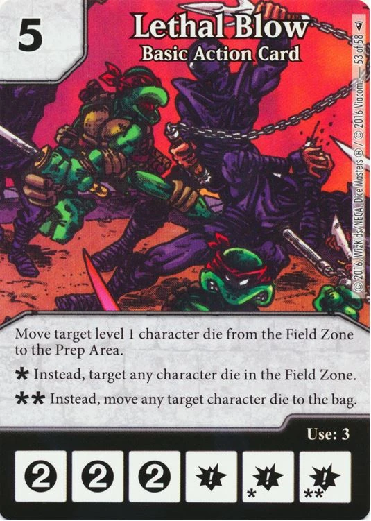 Lethal Blow - Basic Action Card (TMNT) | CardGuide Wiki | Fandom