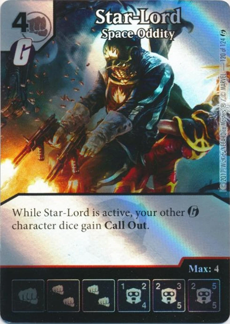 Star-Lord - Space Oddity (GotG) | CardGuide Wiki | Fandom