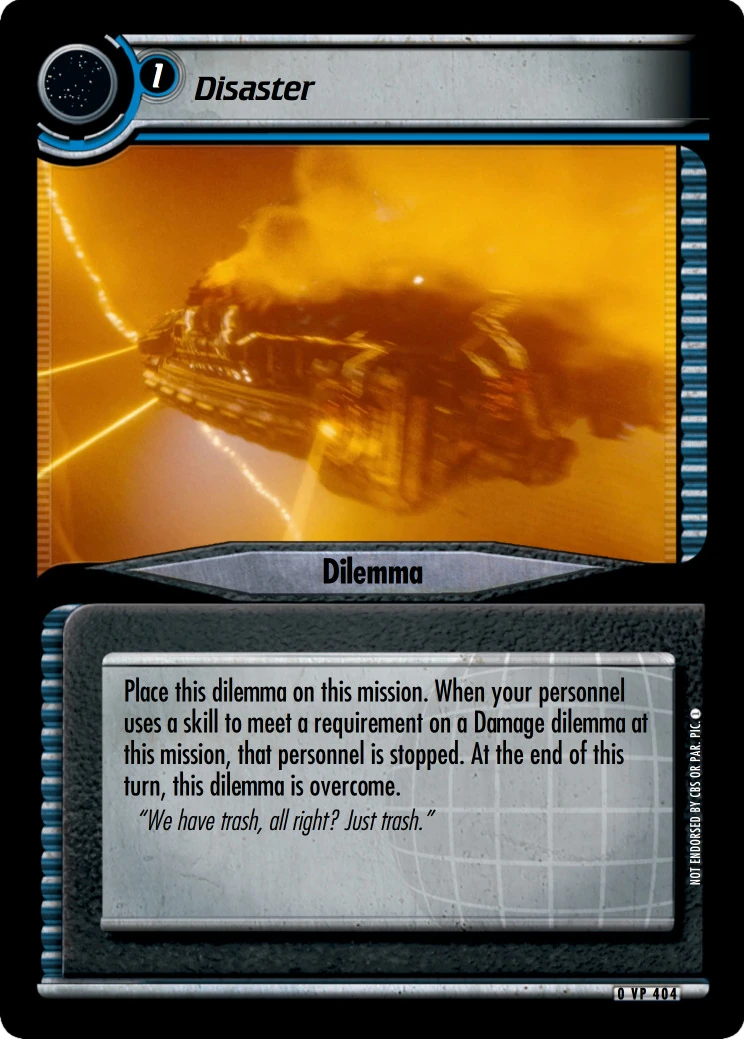 Disaster (2EVP) | CardGuide Wiki | Fandom
