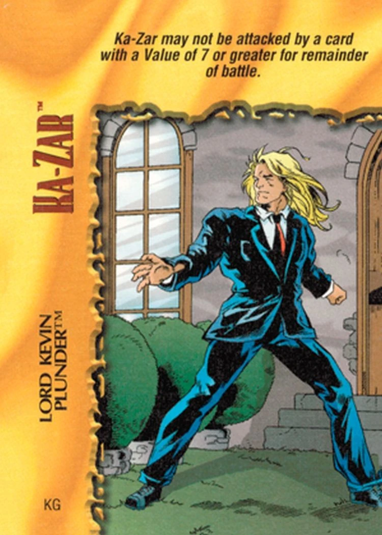 Ka-Zar - Lord Kevin Plunder (CLOP) | CardGuide Wiki | Fandom