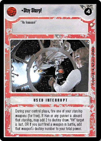 Stay Sharp! (SE) | CardGuide Wiki | Fandom