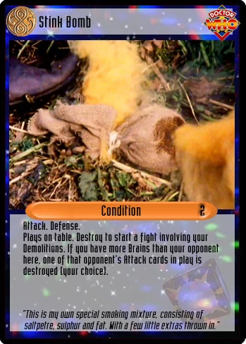 Stink Bomb (PD) | CardGuide Wiki | Fandom