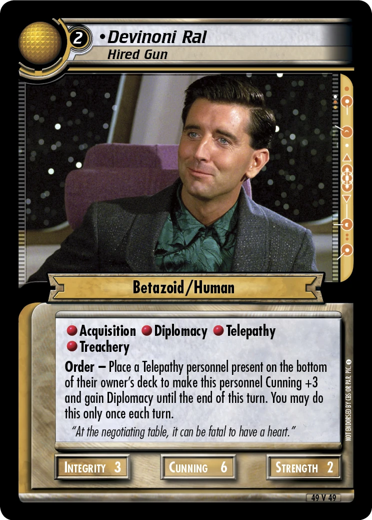 Devinoni Ral - Hired Gun (SoA) | CardGuide Wiki | Fandom