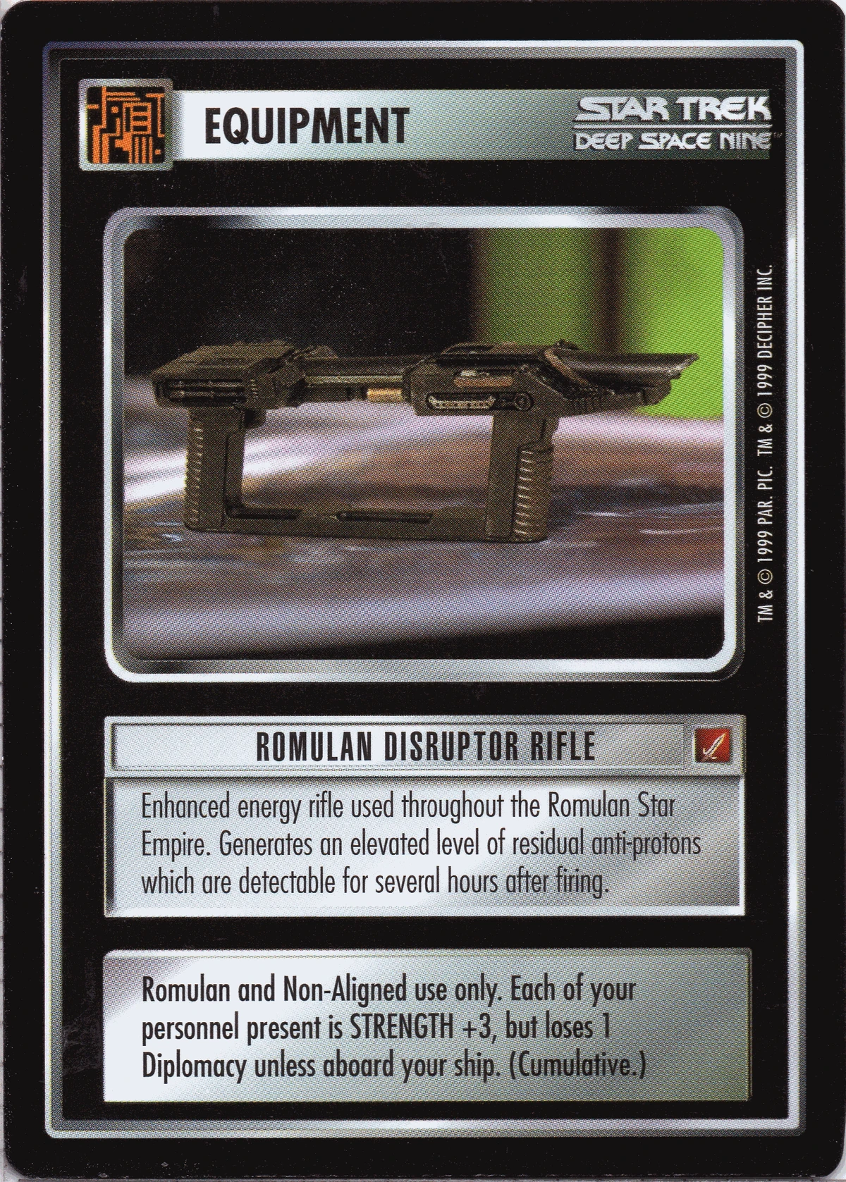 Romulan Disruptor Rifle (BoG) | CardGuide Wiki | Fandom