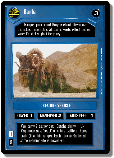 Bantha (PL) | CardGuide Wiki | Fandom