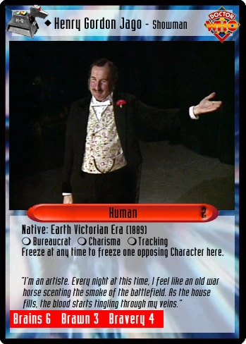 Henry Gordon Jago - Showman (BS) | CardGuide Wiki | Fandom