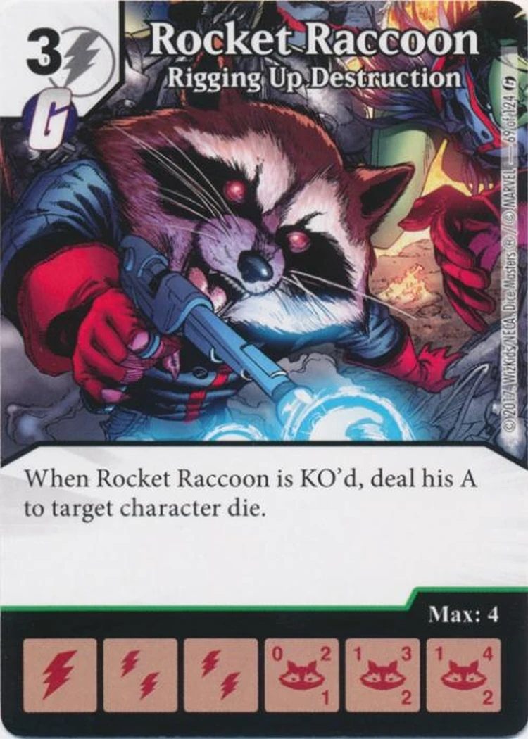 Rocket Raccoon - Rigging Up Destruction (GotG) | CardGuide Wiki | Fandom