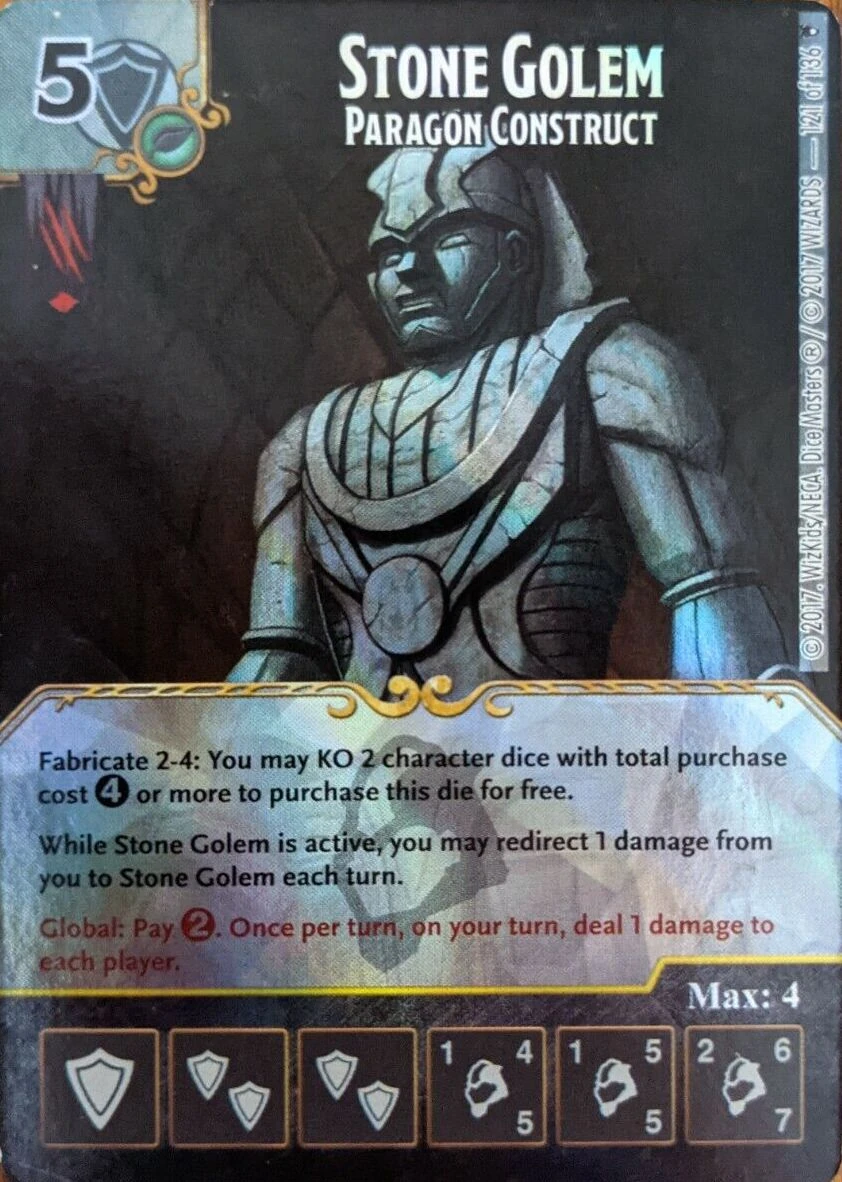 Stone Golem - Paragon Construct (ToA) (foil) | CardGuide Wiki | Fandom