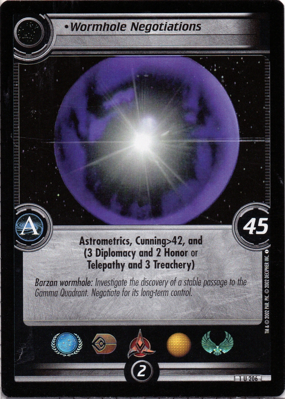 Wormhole Negotiations (2E) | CardGuide Wiki | Fandom