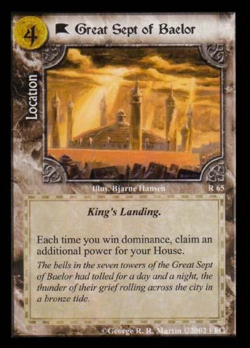 Great Sept of Baelor (WE) | CardGuide Wiki | Fandom