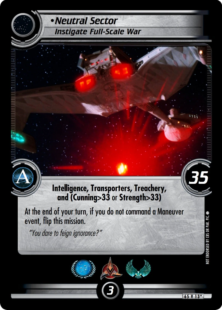 Neutral Sector - Instigate Full-Scale War (RoF) | CardGuide Wiki | Fandom