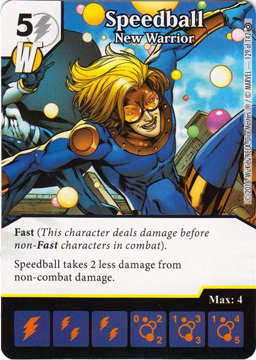 Speedball - New Warrior (CW) | CardGuide Wiki | Fandom