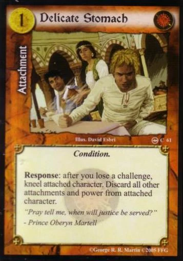 Delicate Stomach (ASoT) | CardGuide Wiki | Fandom