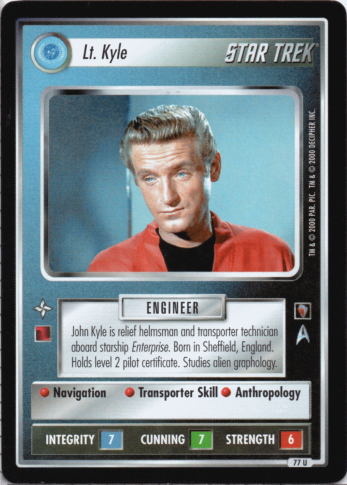 Lt. Kyle (MM) | CardGuide Wiki | Fandom