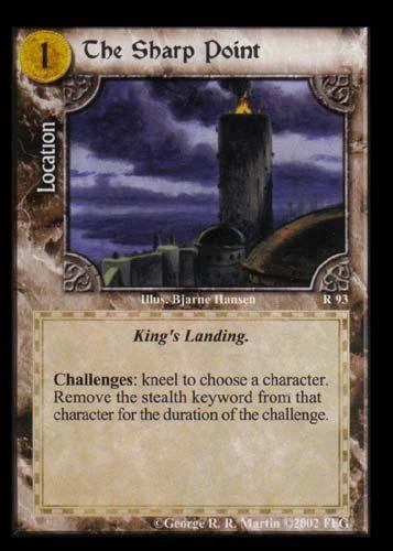 The Sharp Point (WE) | CardGuide Wiki | Fandom