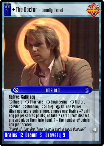 The Doctor (5) - Unenlightened (TL) | CardGuide Wiki | Fandom