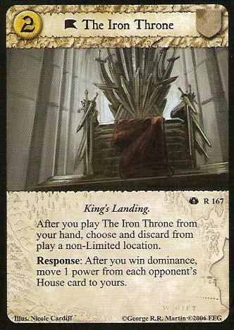 The Iron Throne (ITE) | CardGuide Wiki | Fandom