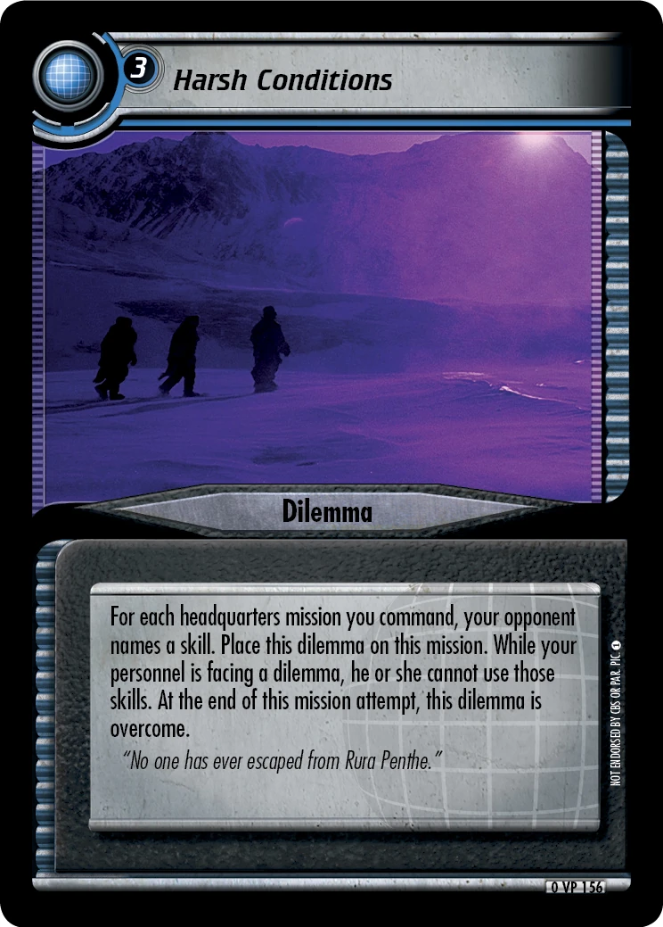 Harsh Conditions (VP) | CardGuide Wiki | Fandom