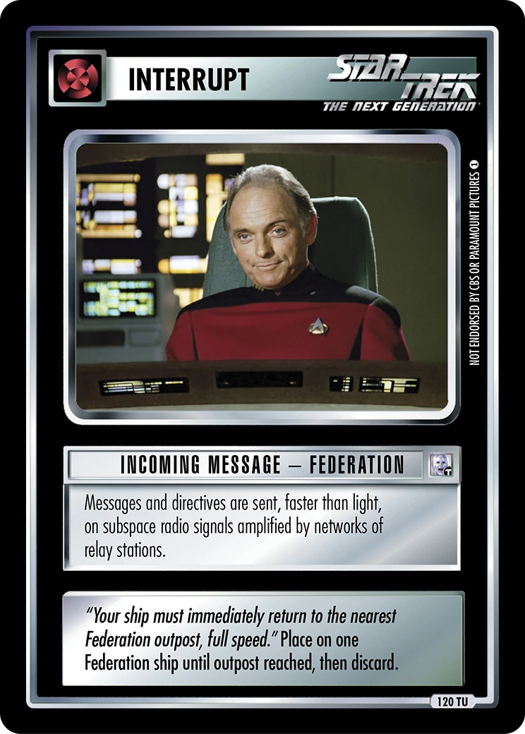 Incoming Message - Federation (PT) | CardGuide Wiki | Fandom