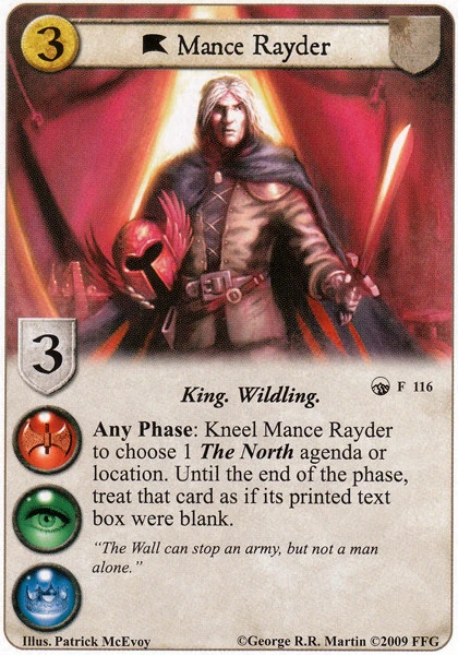 Mance Rayder (RotO) | CardGuide Wiki | Fandom