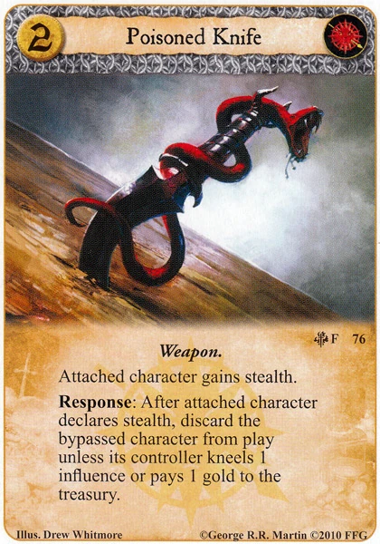 Poisoned Knife (ASoSi) | CardGuide Wiki | Fandom