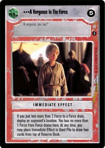 A Vergence In The Force (CC) | CardGuide Wiki | Fandom