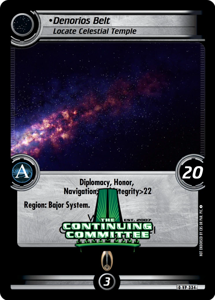 Denorios Belt - Locate Celestial Temple (VP TCC) | CardGuide Wiki | Fandom