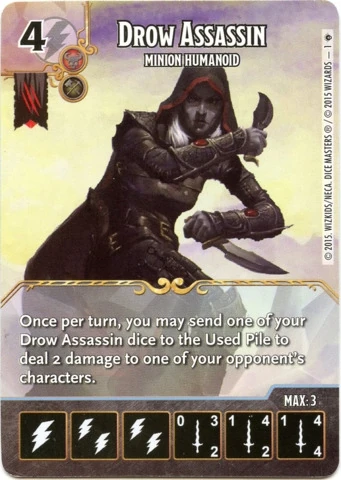 Drow Assassin - Minion Humanoid (BFF) (P) | CardGuide Wiki | Fandom