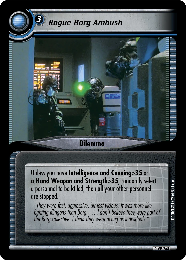 Rogue Borg Ambush (VP) | CardGuide Wiki | Fandom