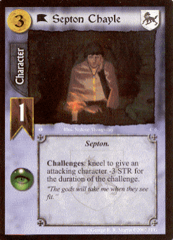 Septon Chayle | CardGuide Wiki | Fandom