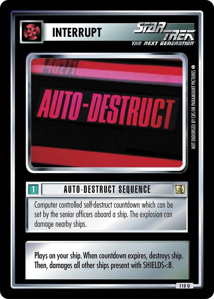 Auto-Destruct Sequence (PR) | CardGuide Wiki | Fandom