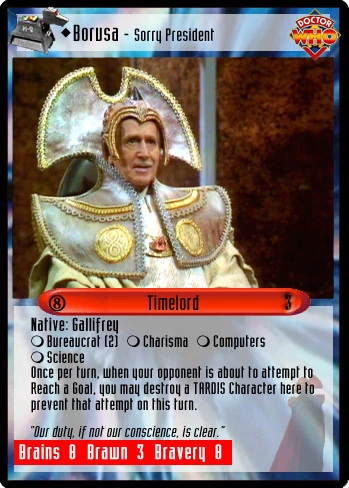 Borusa (8) - Sorry President (LoT) | CardGuide Wiki | Fandom