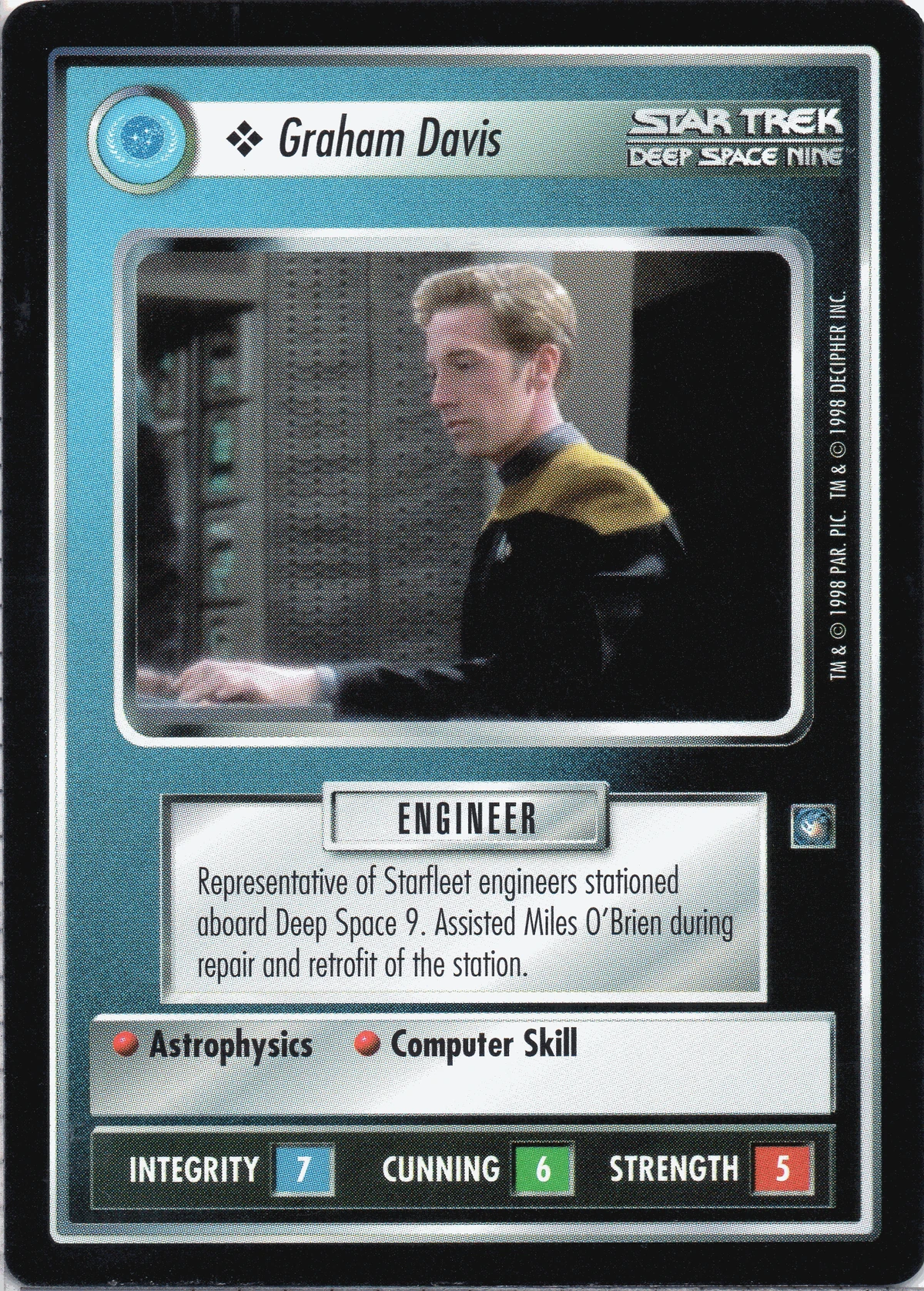 Graham Davis (DS9) | CardGuide Wiki | Fandom