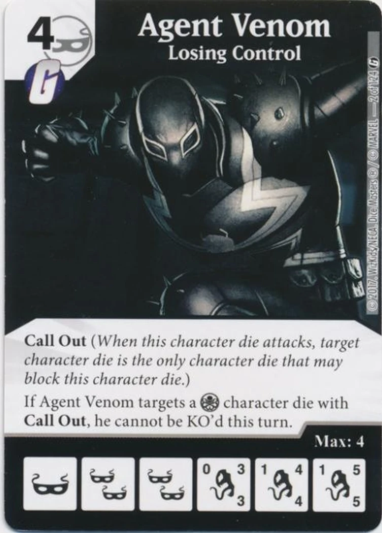 Agent Venom - Losing Control (GotG) | CardGuide Wiki | Fandom