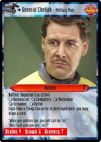 General Chellak - Military Man (T7D) | CardGuide Wiki | Fandom