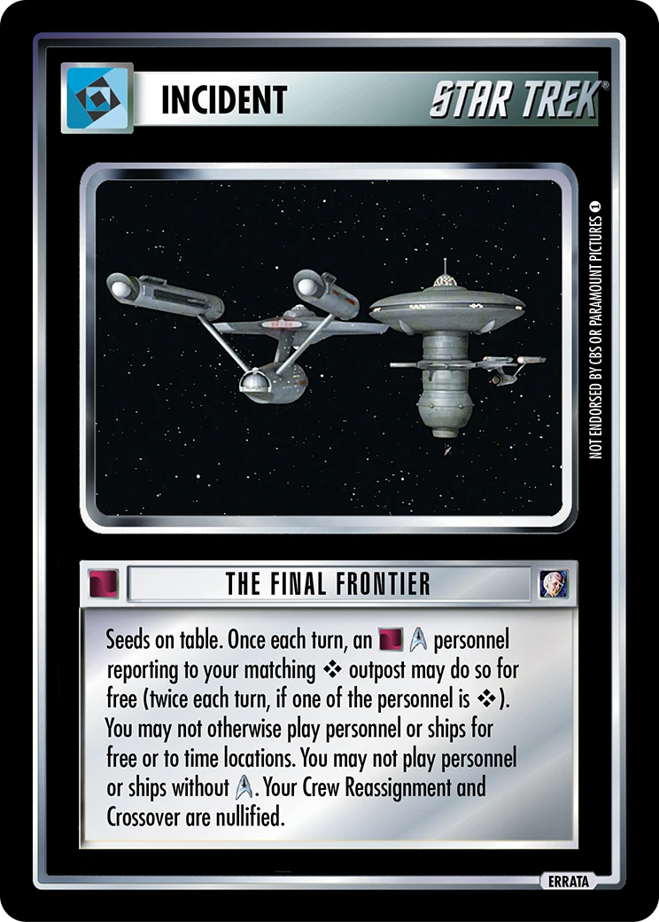 The Final Frontier (Errata 2) (TC) | CardGuide Wiki | Fandom