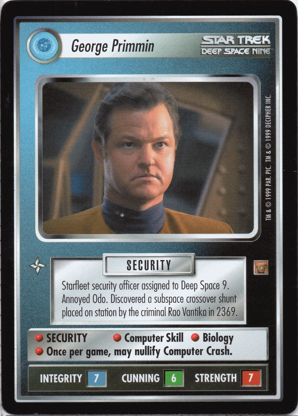 George Primmin (RoA) | CardGuide Wiki | Fandom