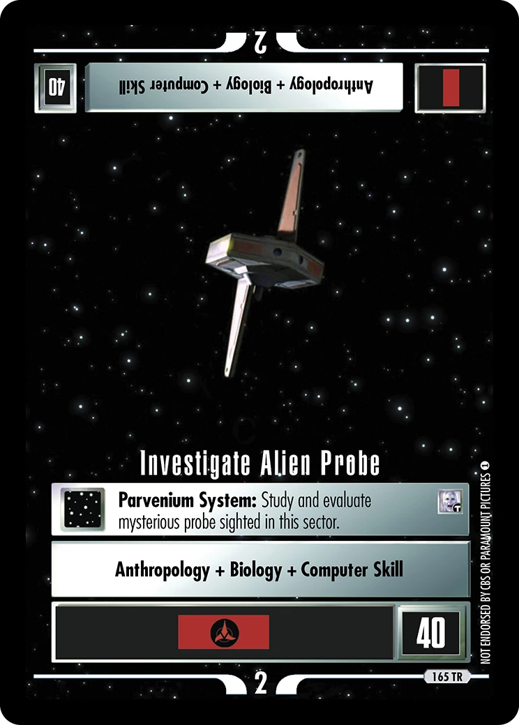 Investigate Alien Probe (PT) | CardGuide Wiki | Fandom