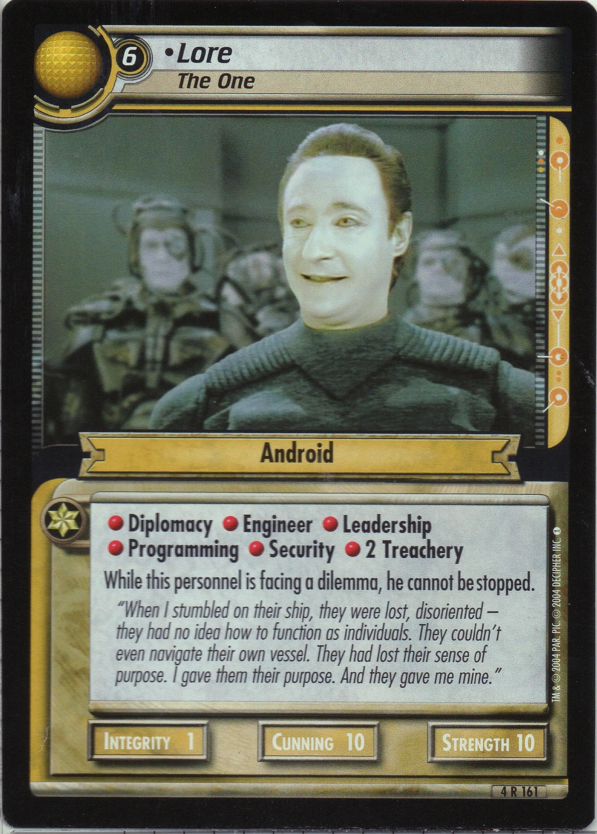 Lore - The One (NE) | CardGuide Wiki | Fandom