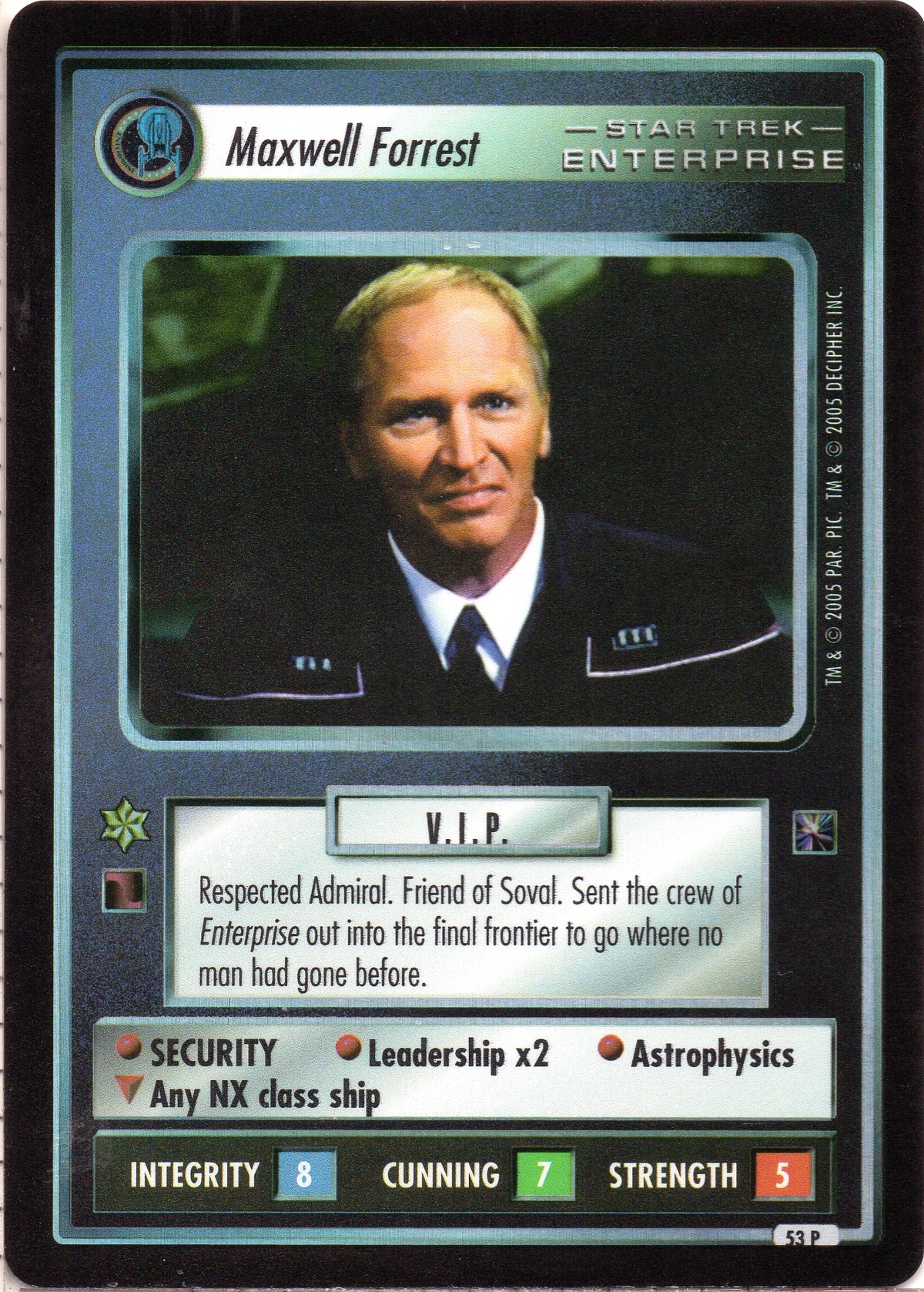 Maxwell Forrest (EC) | CardGuide Wiki | Fandom