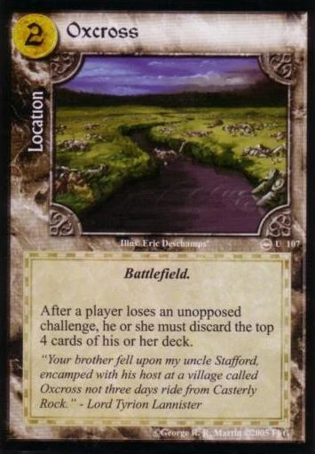 Oxcross (ASoT) | CardGuide Wiki | Fandom