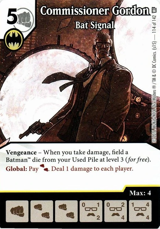 Commissioner Gordon - Bat Signal (WFDM) | CardGuide Wiki | Fandom
