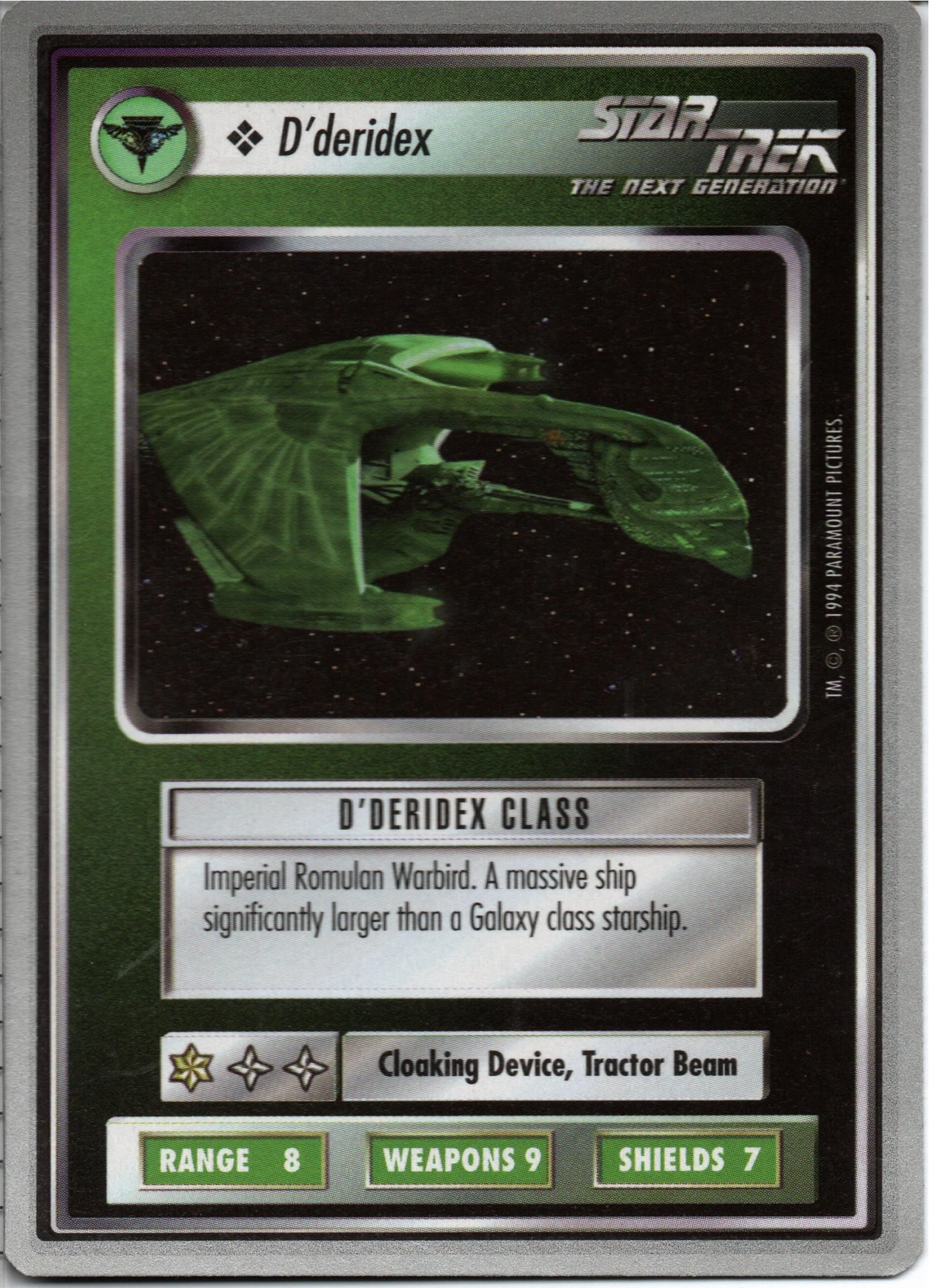 D'deridex (CT) | CardGuide Wiki | Fandom
