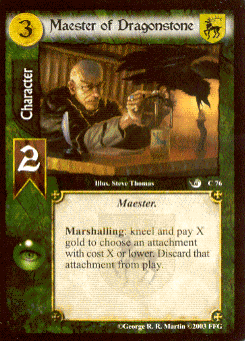 Maester of Dragonstone (I&FE) | CardGuide Wiki | Fandom