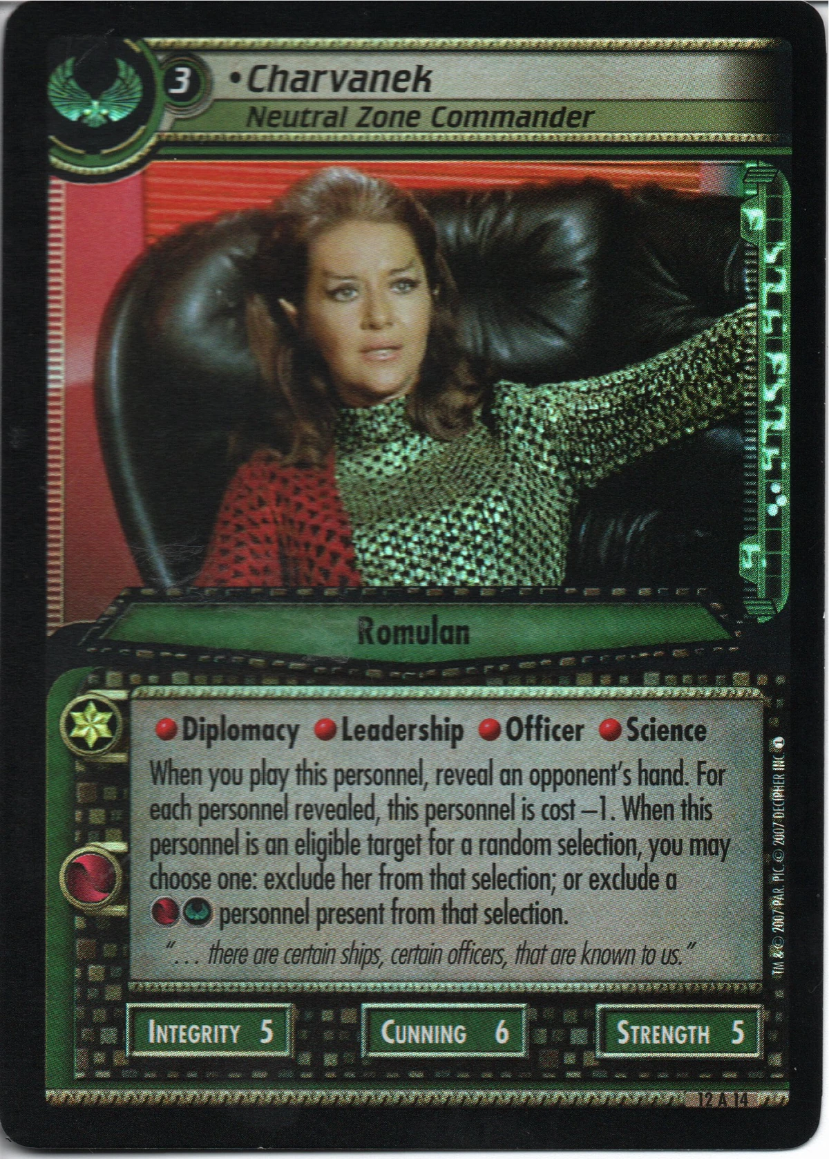 Charvanek - Neutral Zone Commander (Archive) | CardGuide Wiki | Fandom