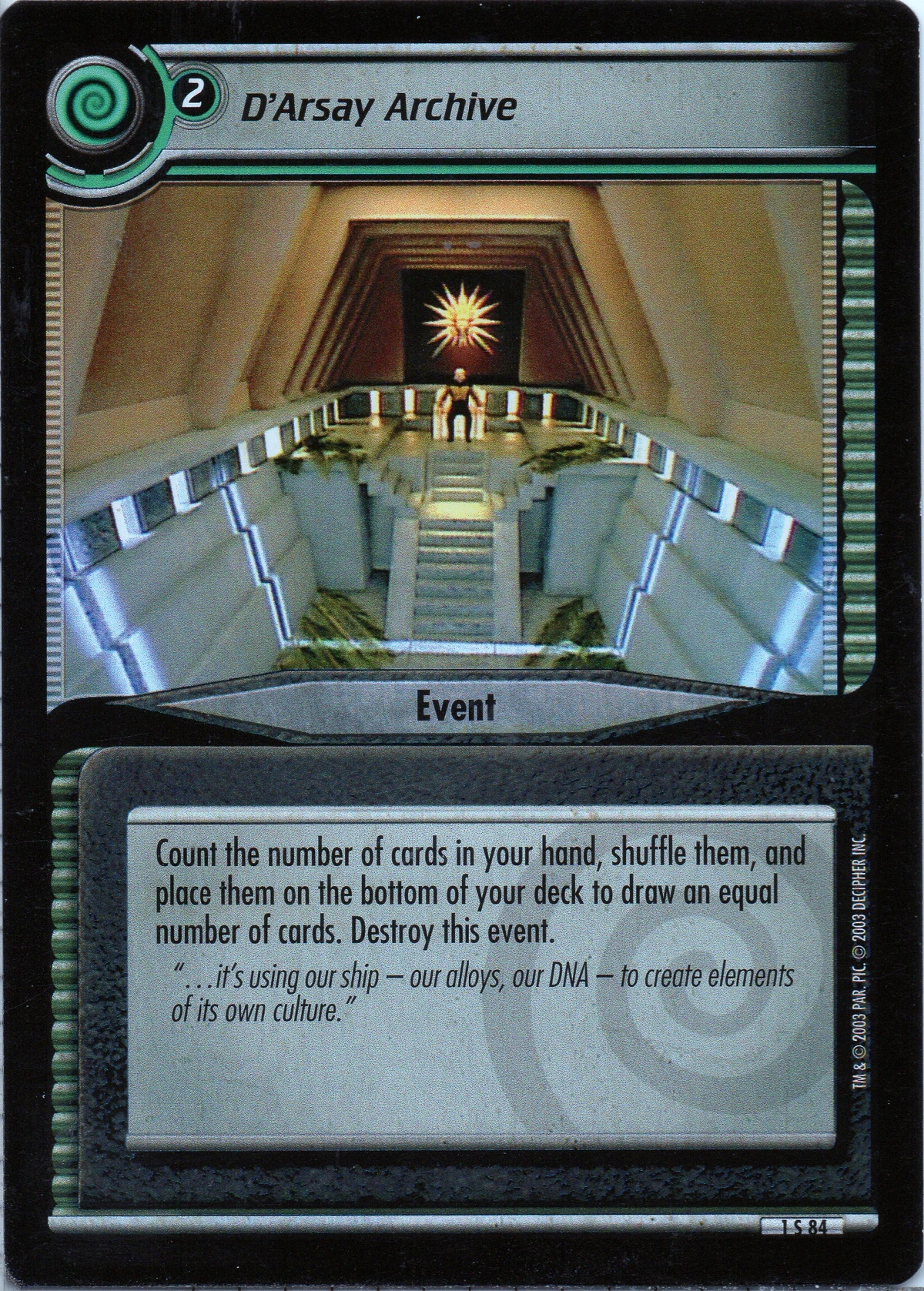 D'Arsay Archive (2E) (2003) | CardGuide Wiki | Fandom