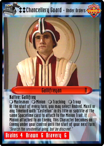 Chancellery Guard - Under Orders (LoT) | CardGuide Wiki | Fandom