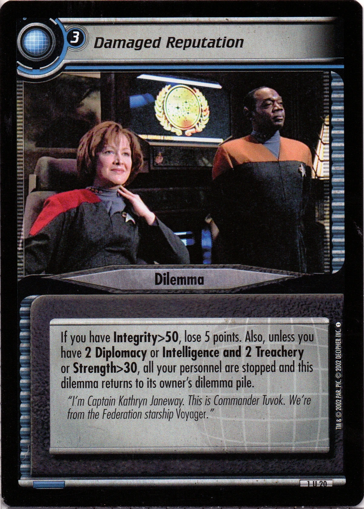 Damaged Reputation (2E) | CardGuide Wiki | Fandom