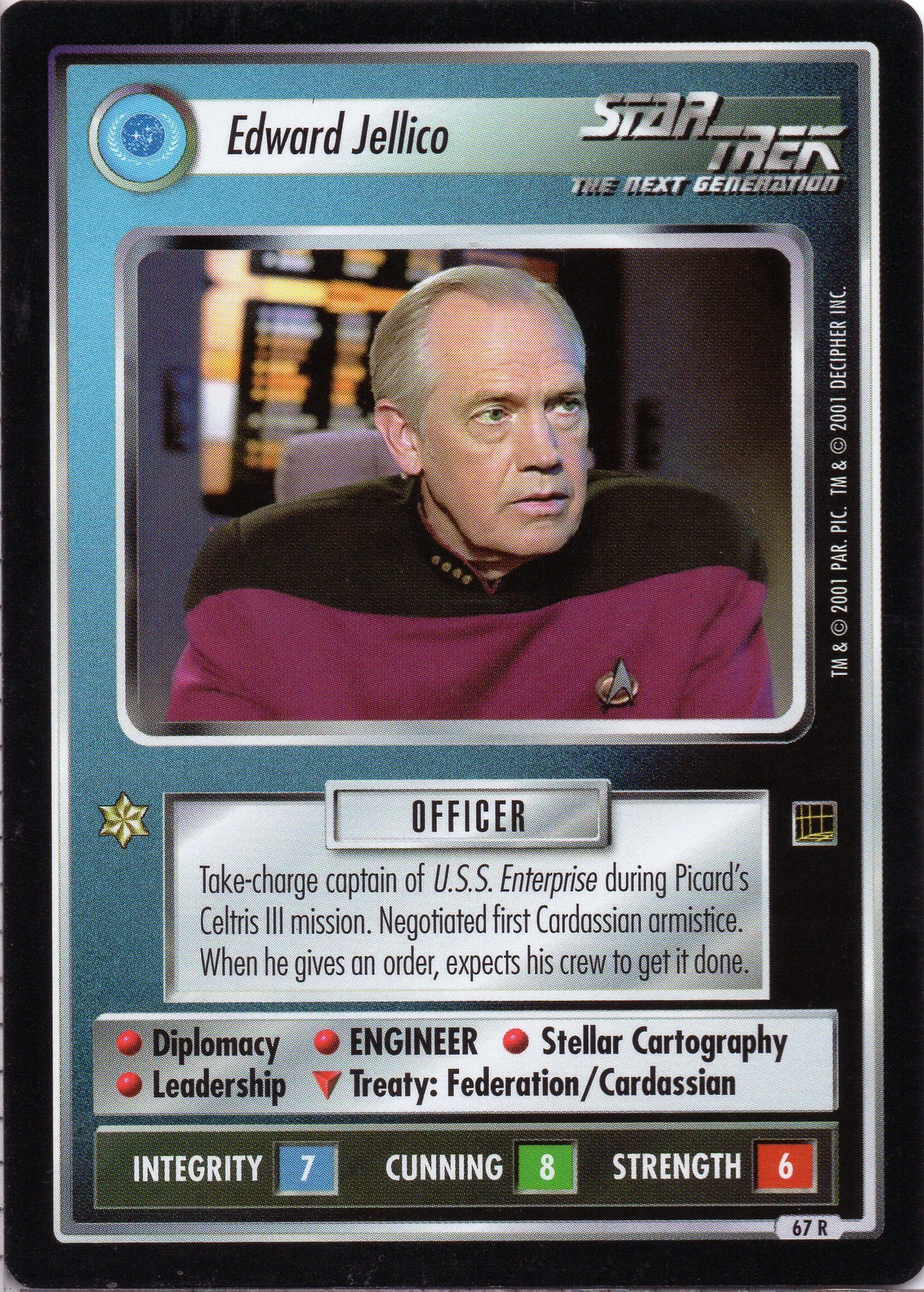 Edward Jellico | CardGuide Wiki | Fandom